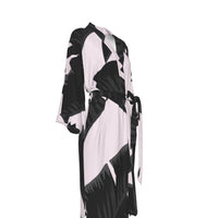 All-Over Print Women's Satin Kimono Robe – Spruced Roost