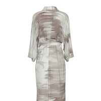 All-Over Print Women's Satin Kimono Robe – Spruced Roost