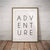 Adventure Wall Art Print on Canvas Modern Wall Decor - 8 Sizes (Frame ...