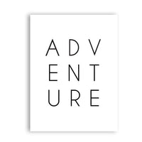 Adventure Wall Art Print on Canvas Modern Wall Decor - 8 Sizes (Frame ...